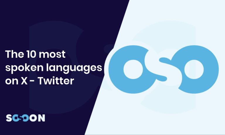 The 10 most spoken languages on X - Twitter - Sosoon.io